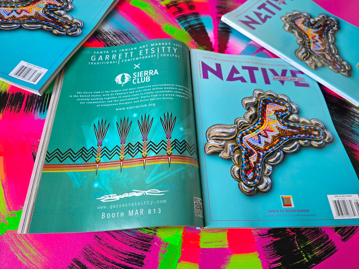 Native Art Magazine 2025 Santa Fe Issue. – Garrett Etsitty